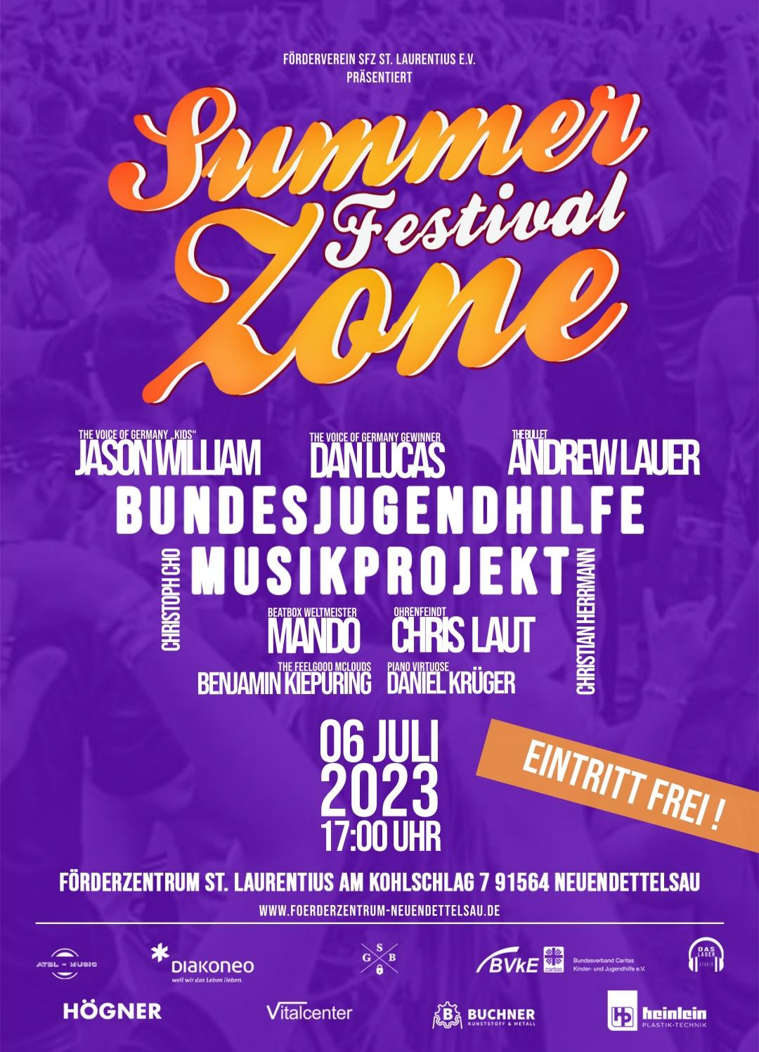 Summer Zone Festival 2023 | Förderzentrum St. Laurentius
